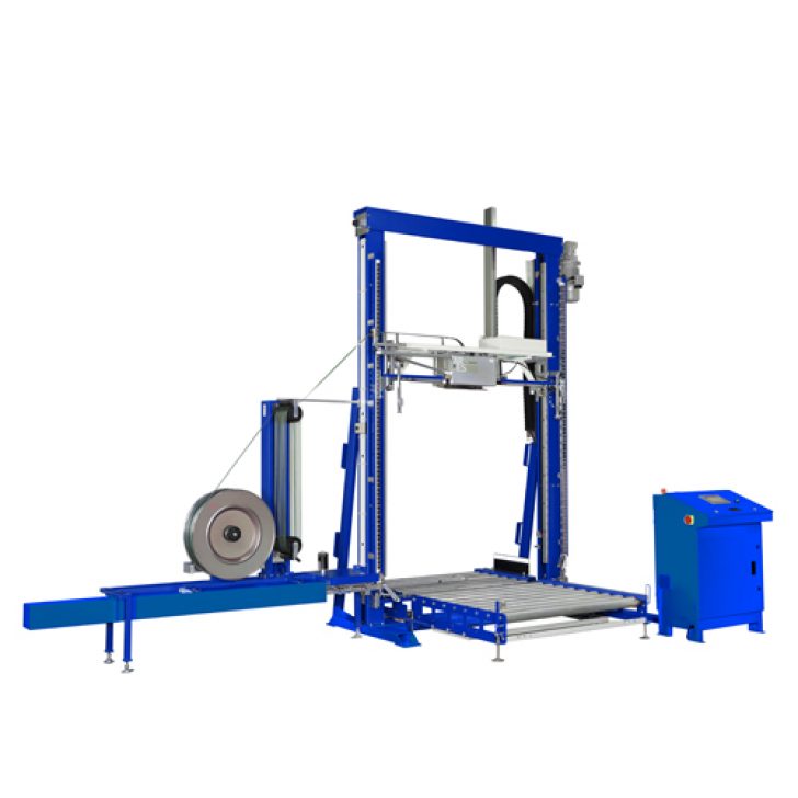 Fully-Automatic Top-Seal Vertical Pallet Strapping Machine